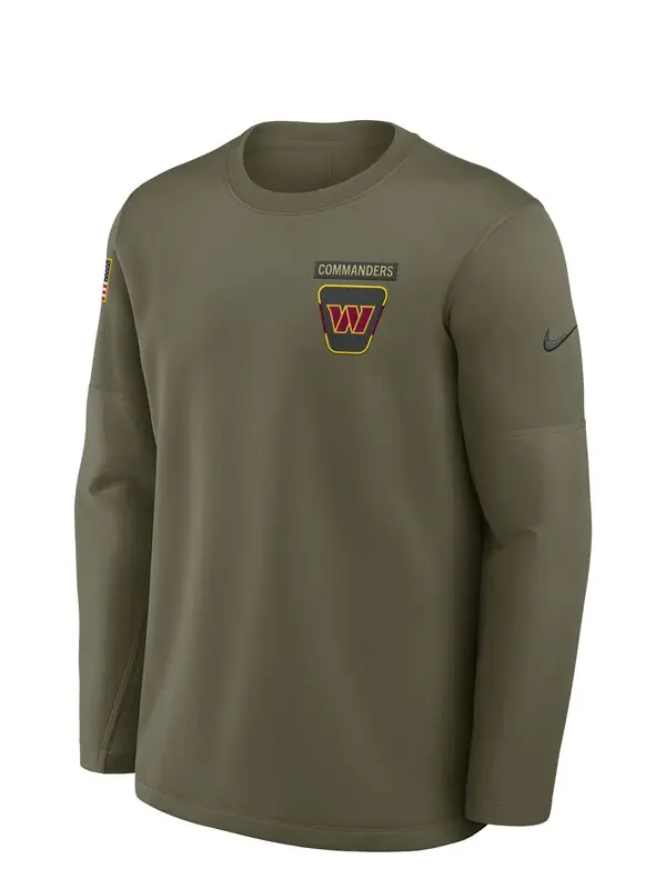 Nike Washington Commanders Salute To Service Nfl Pullover Crew - Brown