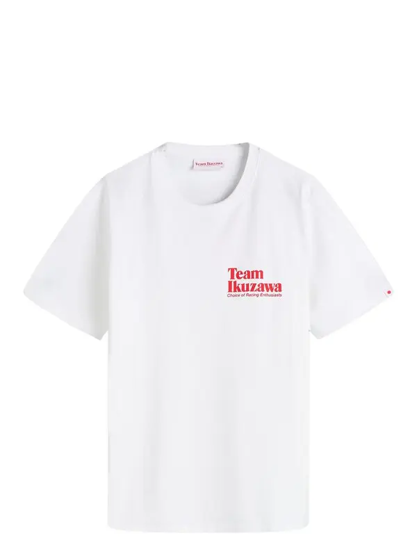 TEAM IKUZAWA Logo T-shirt - White