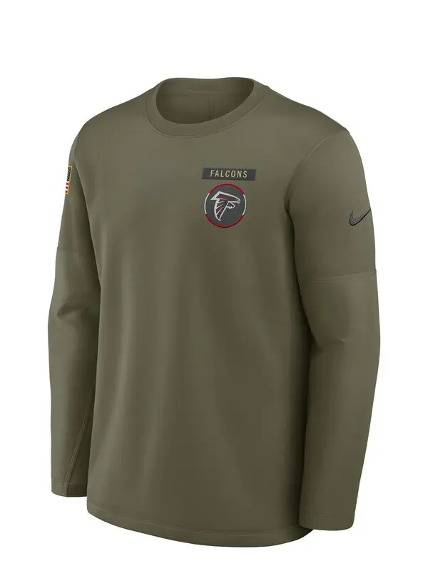 Nike Atlanta Falcons Salute To Service Nfl Pullover Crew - Brown