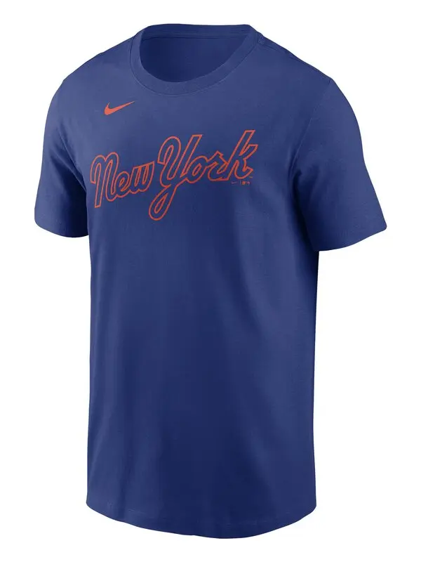 Nike Francisco Lindor New York Mets Fuse Mlb T-shirt - Blue