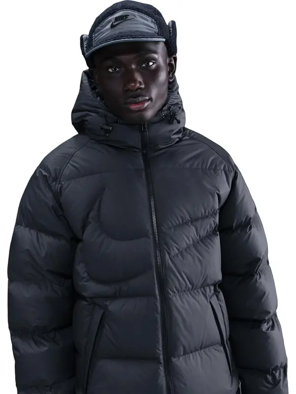 Nike Sportswear Club Therma-fit Loose Parka - Black