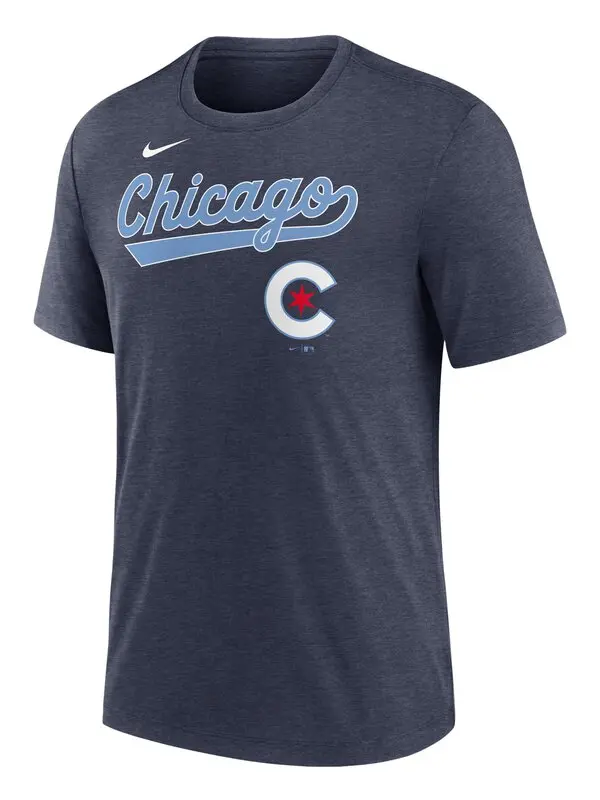 Nike Chicago Cubs City Connect Mlb T-shirt - Blue