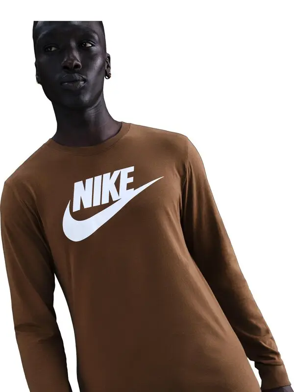 Nike Sportswear Long-sleeve T-shirt - Brown
