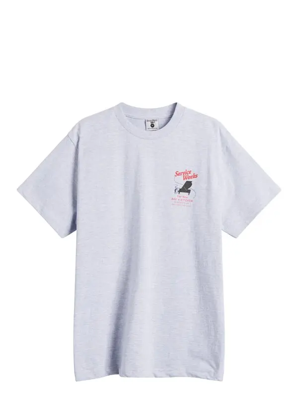 SERVICE WORKS Bar & Kitchen T-shirt - Heather Grey