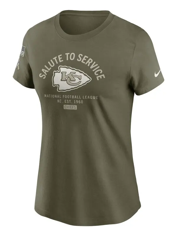 Nike Kansas City Chiefs Salute To Service Sideline Nfl T-shirt - Brown