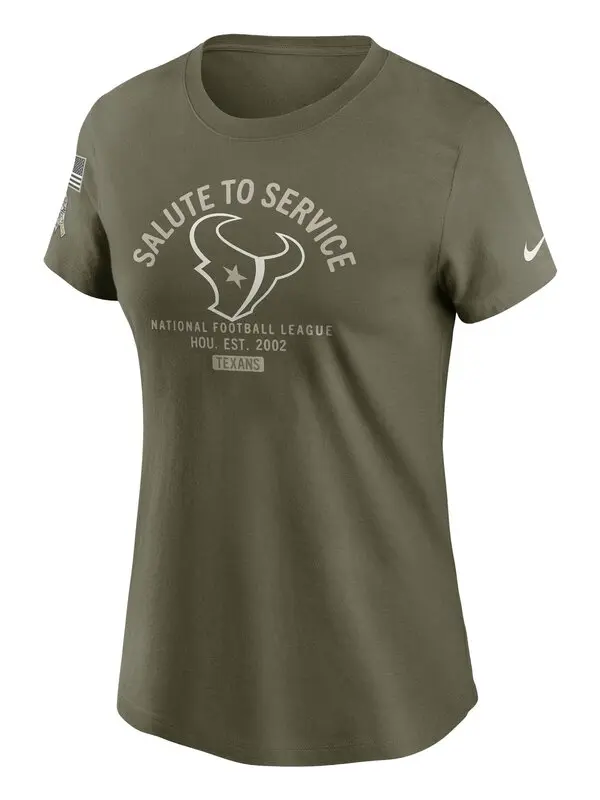 Nike Houston Texans Salute To Service Sideline T-shirt - Brown