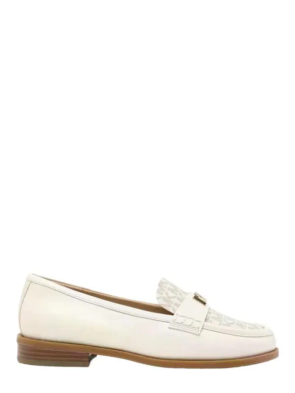 Michael Kors Lex Leather Loafers - White