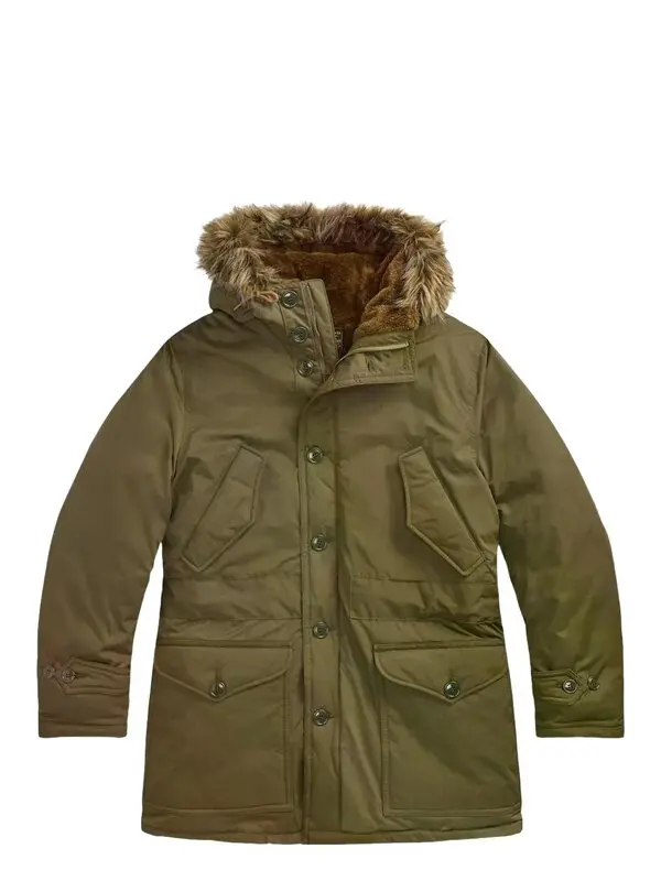Ralph Lauren Shearling Parka - Green