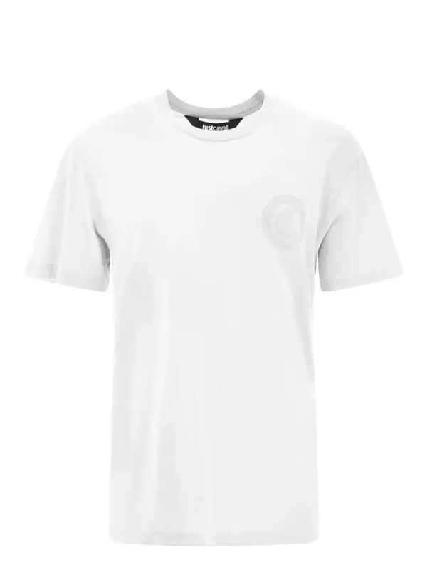 Just Cavalli Logo-appliqué T-shirt - White