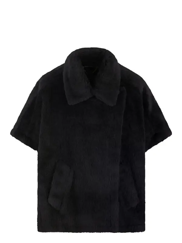 Max Mara Short-sleeve Jacket - Black
