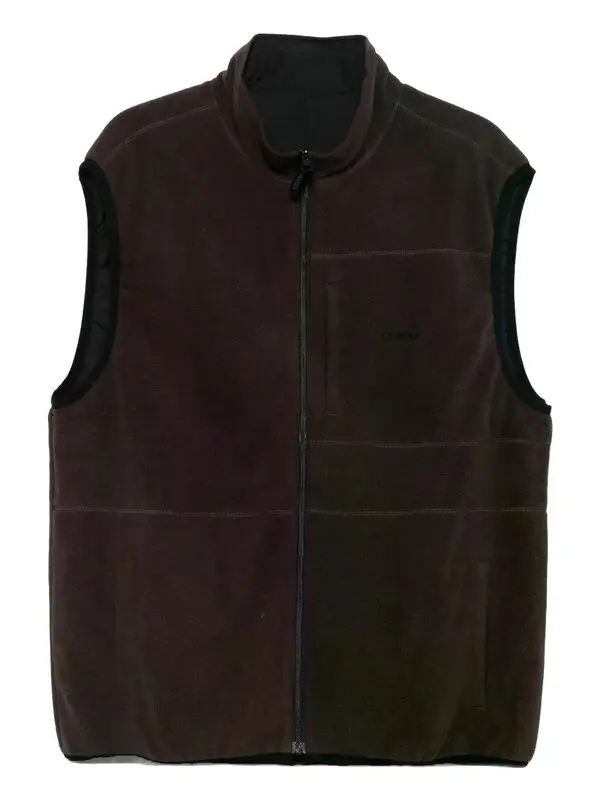 Gramicci Zip-up Gilet - Brown