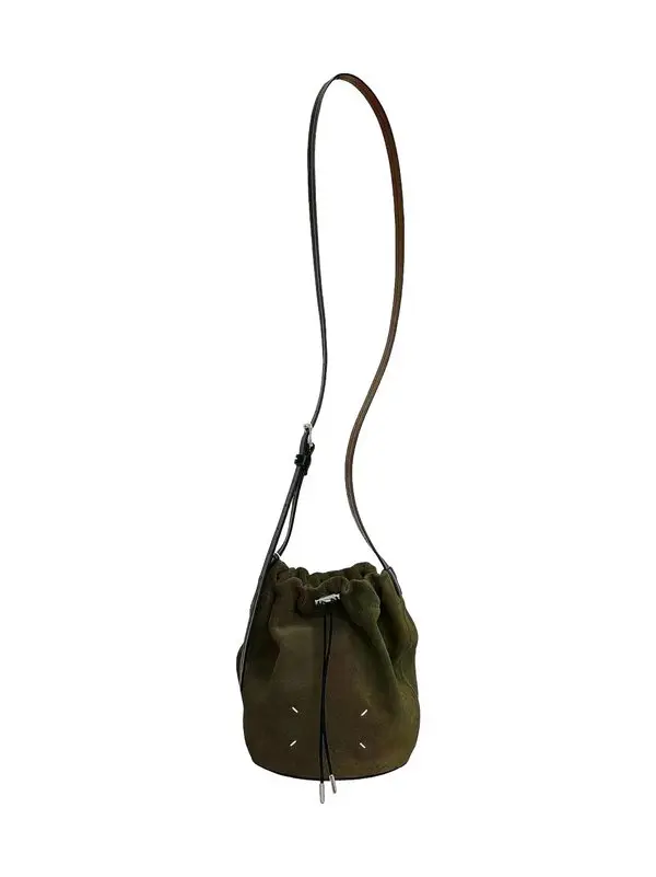 MAISON MARGIELA Leather Bucket Bag - Green