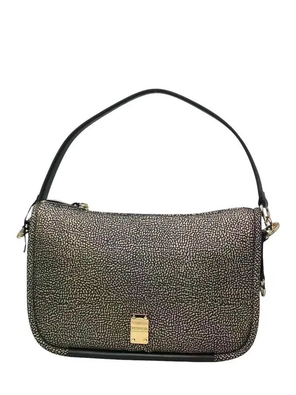 Borbonese Op Print Shoulder Bag - Neutrals