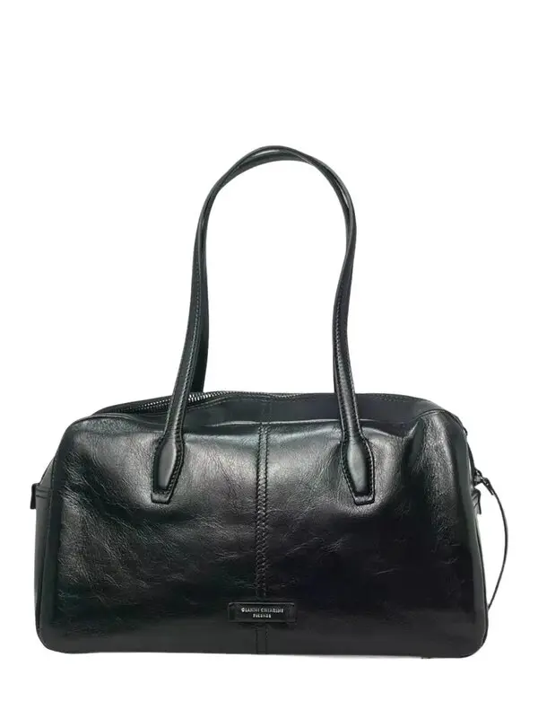GIANNI CHIARINI Aryna Leather Shoulder Bag - Black