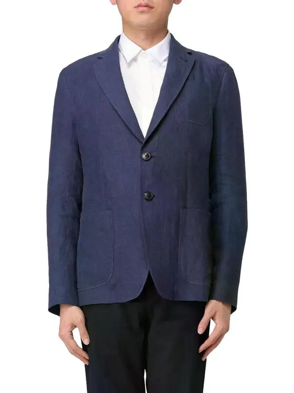 Giorgio Armani Single-breasted Blazer - Blue