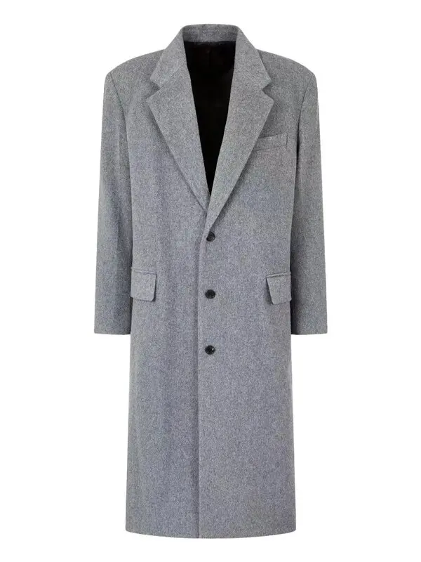STUDIO TOMBOY Tailored Single-breasted Coat - Grey