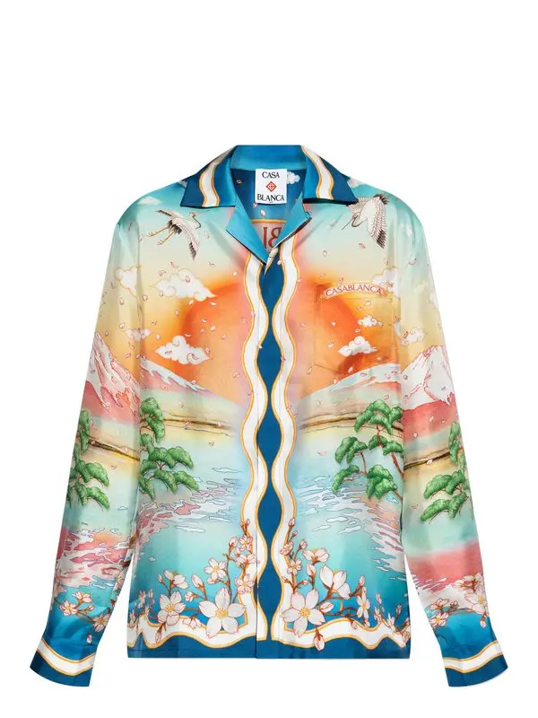 Casablanca Printed Silk Shirt - Multicolour