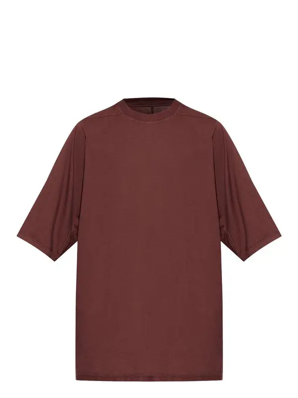Rick Owens T-shirt ‘jumbo Ss - Burgundy
