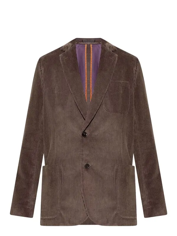 Paul Smith Corduroy Blazer - Brown