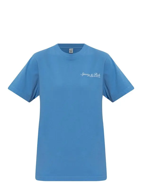 SPORTY & RICH Syracuse Collection T-shirt - Blue