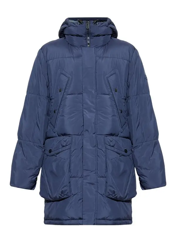 Paul Smith Insulated Hooded Jacket - Navy Blue