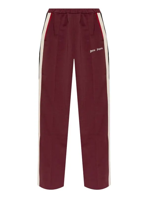 Palm Angels Straight-leg Trousers - Burgundy