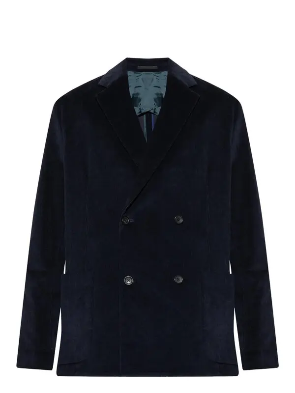 Paul Smith Corduroy Blazer - Navy Blue