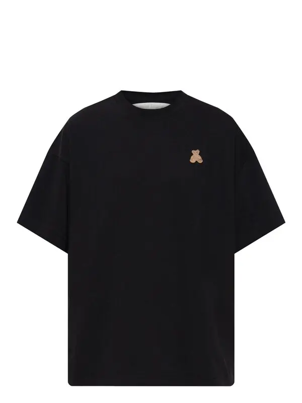 Palm Angels T-shirt With Teddy Bear Motif - Black