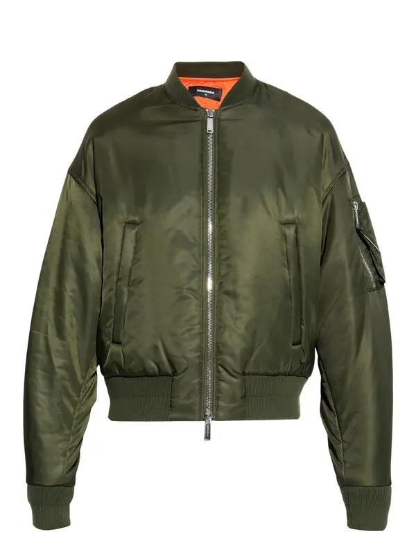 Dsquared2 Insulated Bomber Jacket - Green