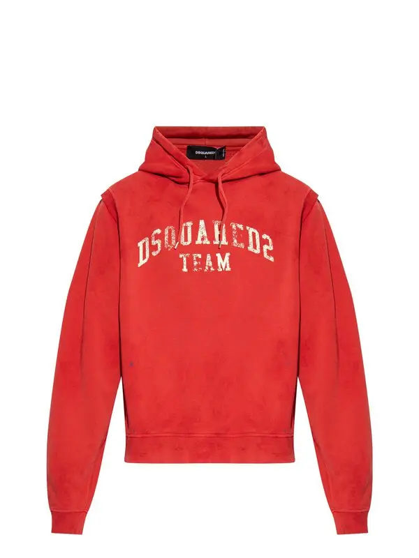 Dsquared2 Vintage-effect Sweatshirt - Red