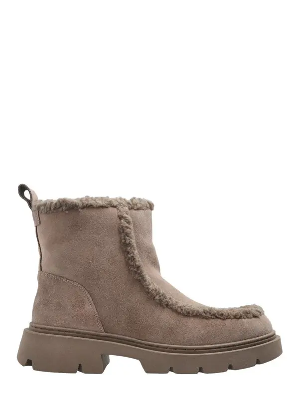 Inuikii Biker Suede Snow Boots - Beige