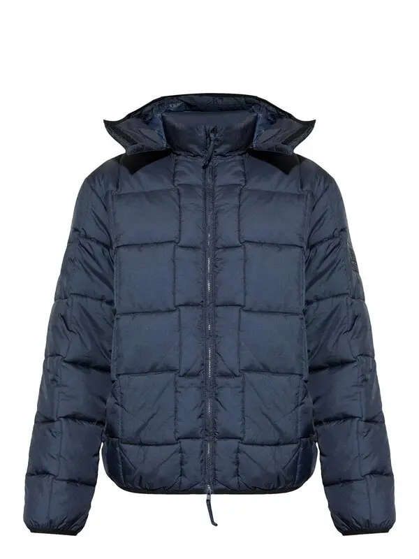 Emporio Armani Insulated Jacket With Logo - Navy Blue