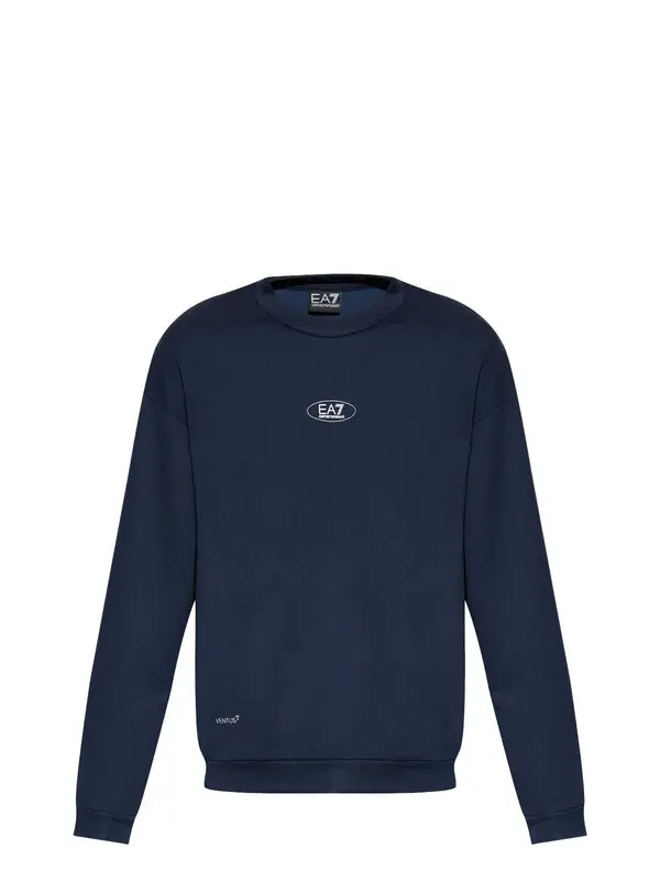 Emporio Armani Logo Sweatshirt - Navy Blue