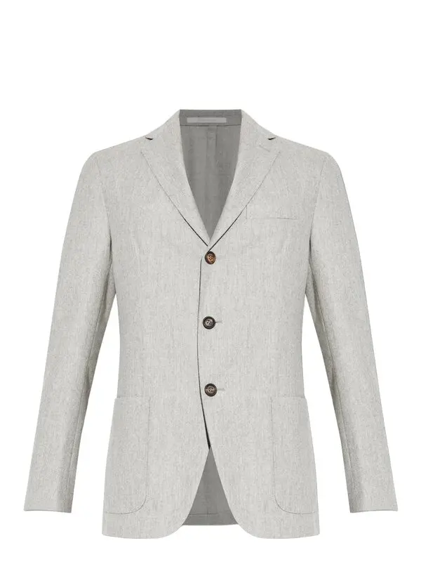 Eleventy Wool Blazer - Grey
