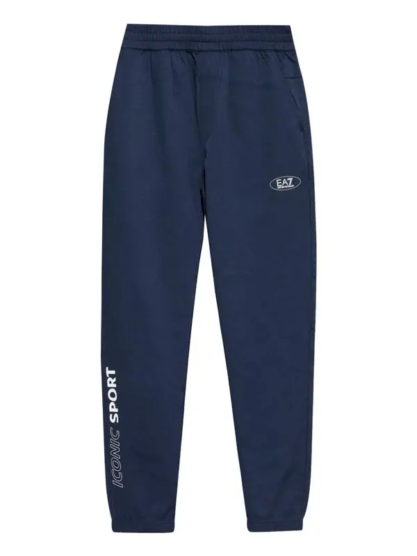 Emporio Armani Sweatpants With Logo - Navy Blue
