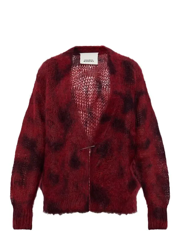 Isabel Marant Mylene Cardigan - Burgundy
