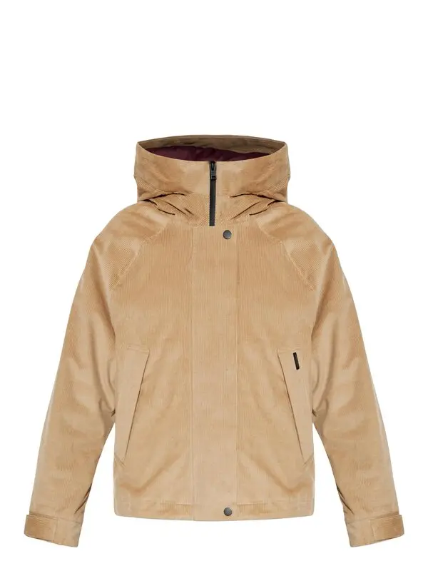 Woolrich Corduroy Hooded Jacket - Beige