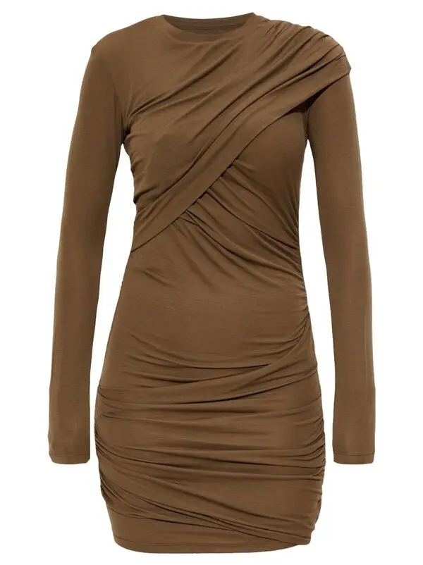 MARANT ETOILE Denise Mini Dress - Brown