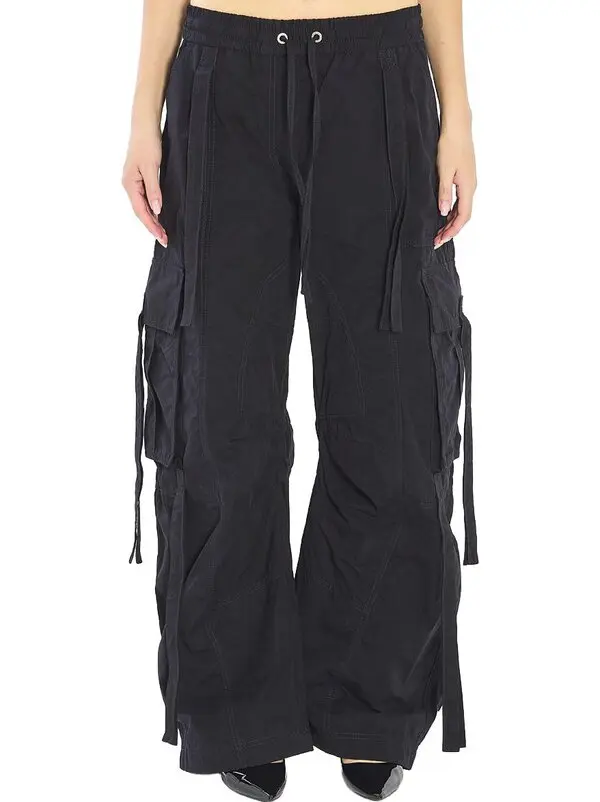 Dolce & Gabbana Cord Cargo Trousers - Black