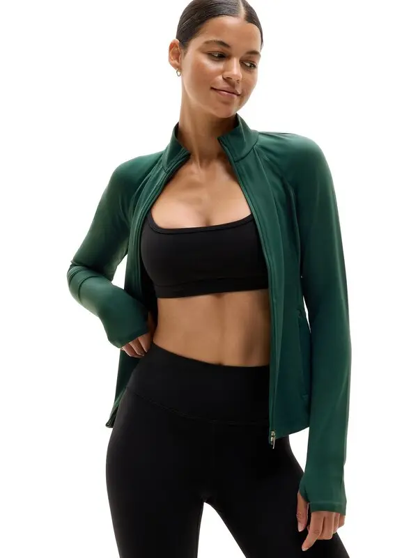 Athleta Salutation Jacket 2.0 - Pine