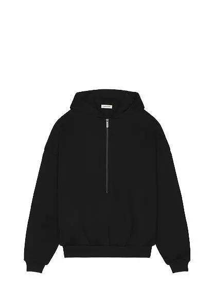 Fear Of God Athletic Half Zip Hoodie - Black