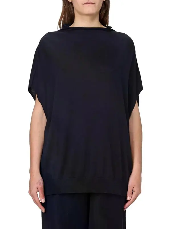 Fabiana Filippi Roll-neck Knitted Top - Blue