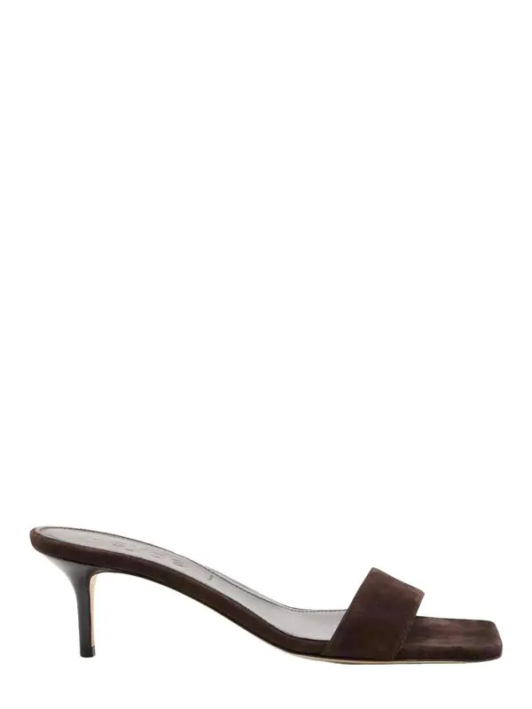 AeydĒ 55mm Ilvy Suede Sandals - Brown