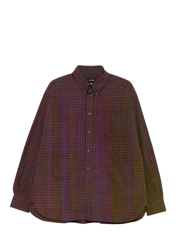 WILLY CHAVARRIA Checkered Shirt - Red