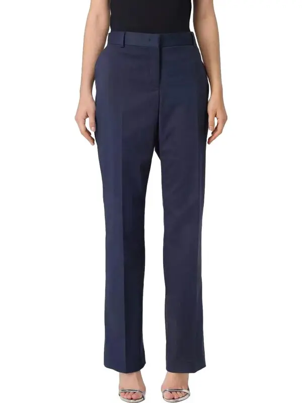 Alberta Ferretti Concealed-closure Trousers - Blue