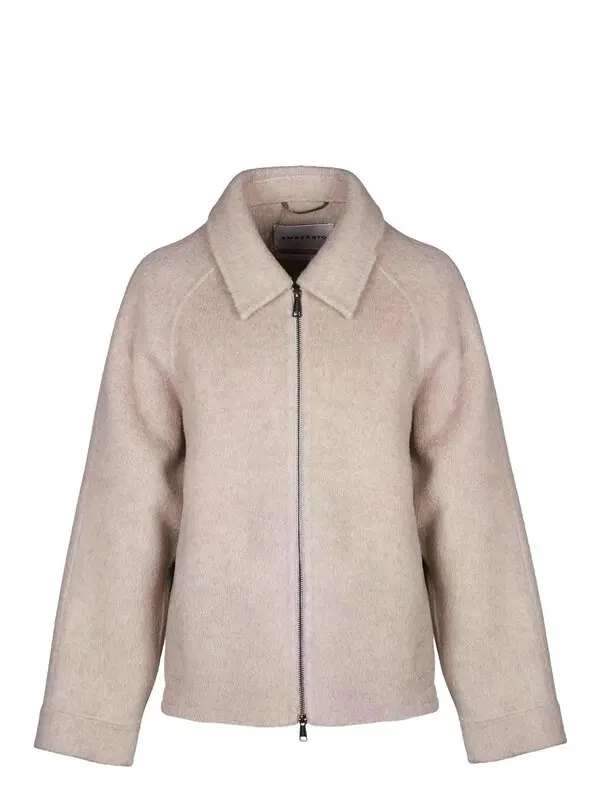 AMARANTO Zip-up Jacket - Neutrals