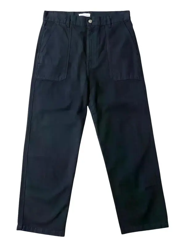 DEAN EDMONDS Patch-detail Trousers - Blue