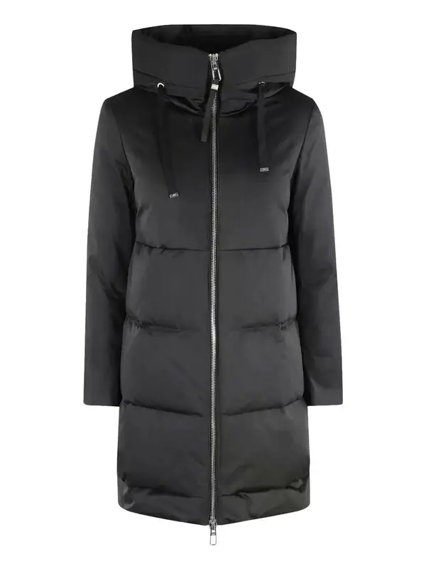 DUNO Talia M Mestre Hooded Coat - Black