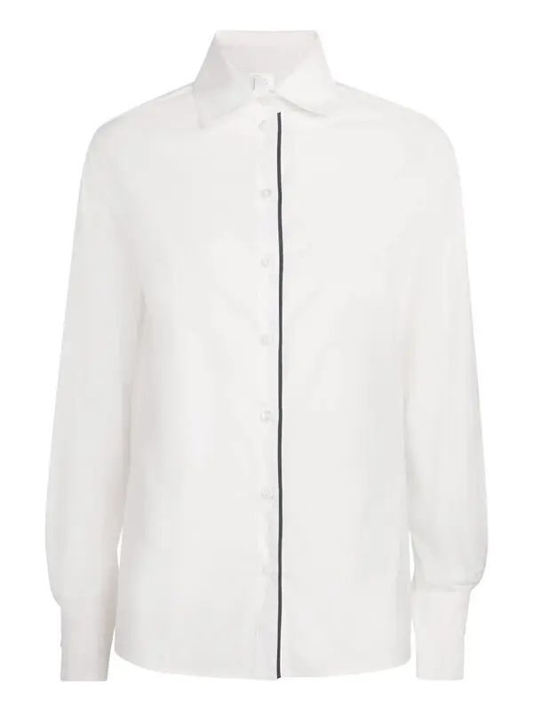 Eleventy Cotton-blend Shirt - White