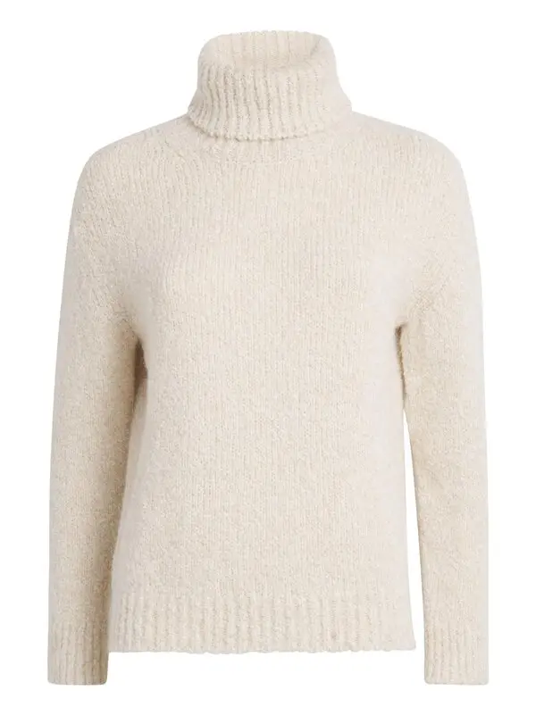 Eleventy Alpaca-blend Rollneck Sweater - Beige